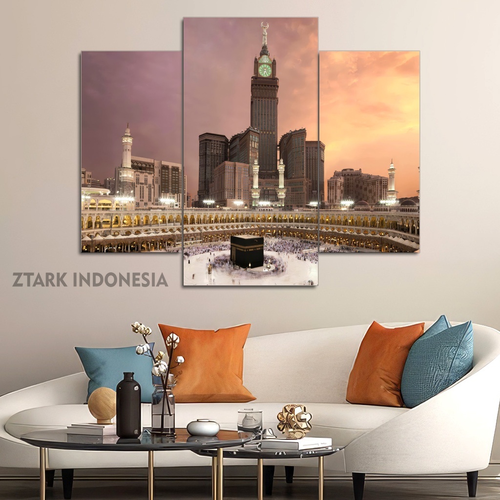 Jual Poster Ruangan Jumbo Muslim Arab Makkah Madinah 50X40 Multi Panel ...