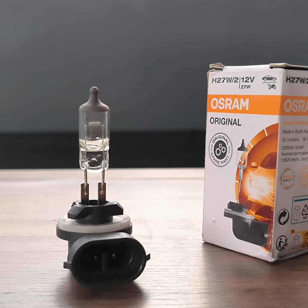 Jual BOHLAM LAMPU HALOGEN OSRAM H27W/2 12V 27W - ORIGINAL 100% OSRAM ...