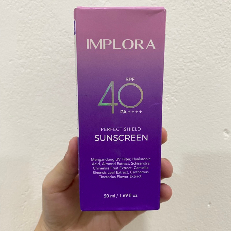 Jual Implora Sunscreen Spf 40 PA ++++ 50ml | Shopee Indonesia