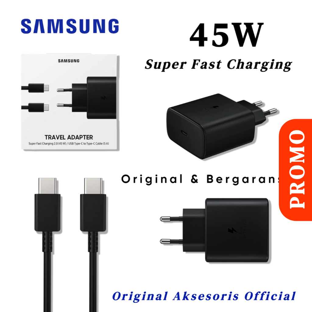 Jual Charger Samsung 45 Watt Original | Shopee Indonesia