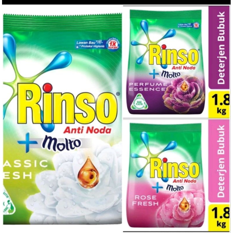 Jual Rinso detergen bubuk 1,8 kg | Shopee Indonesia