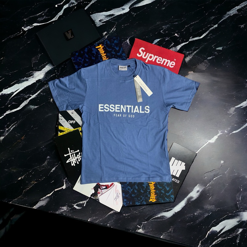 Jual BAJU KAOS OVERSIZE FEAR OF GOD ESSENTIALS COLOR BASIC | Shopee ...