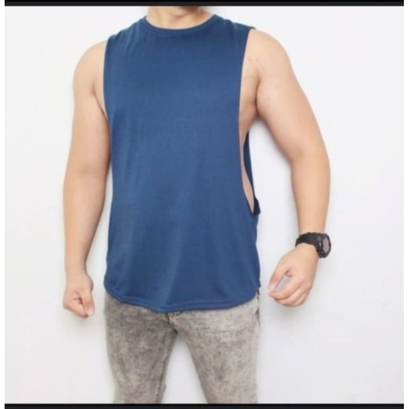 Jual singlet pria polos low cut / LOW CUT polos cotton | Shopee Indonesia