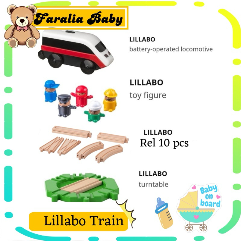 Jual Lillabo Mainan Kereta Api Lokomotif dengan Baterai Mainan Figur ...