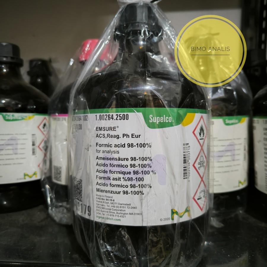 Jual FORMIC ACID 98-100 % 2.5L Merck 100264 / ASAM FORMAT / HCOOH 2,5L ...