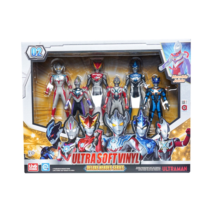 Jual Ultraman Action Figure Set Deluxe Heroes Series 2 | Shopee Indonesia