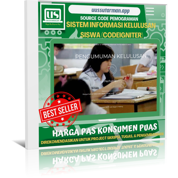 Jual Source Code Sistem Informasi Kelulusan Siswa (Codeigniter)- ASIK edit | Shopee Indonesia