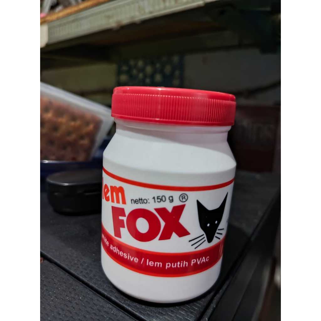 Jual Lem Fox Putih PVAc Lem Kertas Serbaguna Lem Kayu 150 gr | Shopee Indonesia