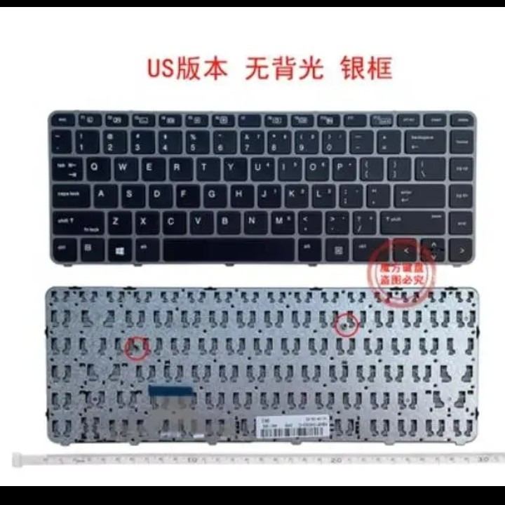 Jual Keyboard laptop HP Elitebook Folio 1040 G3 1040-G3 no backlight ...