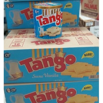 Jual Tango Wafer Kaleng | 240 Gram | Rasa Vanila | 1 dus isi 6 pcs ...