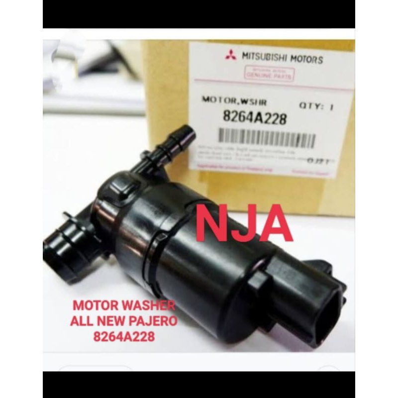Jual MOTOR DINAMO WASHER HEADLAMP TRITONHDX KL3T ALL NEW PAJERO DAKAR ...