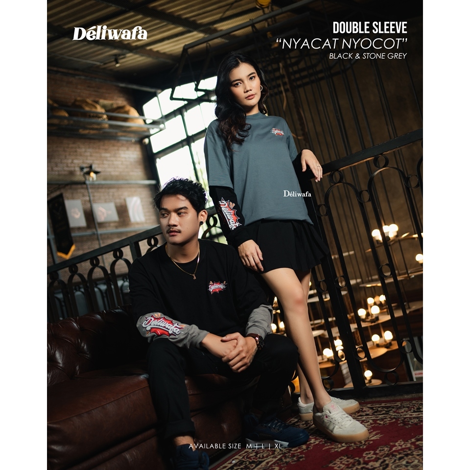 Jual Original Deliwafa Double Sleeve - Nyacat Nyocot | Shopee Indonesia
