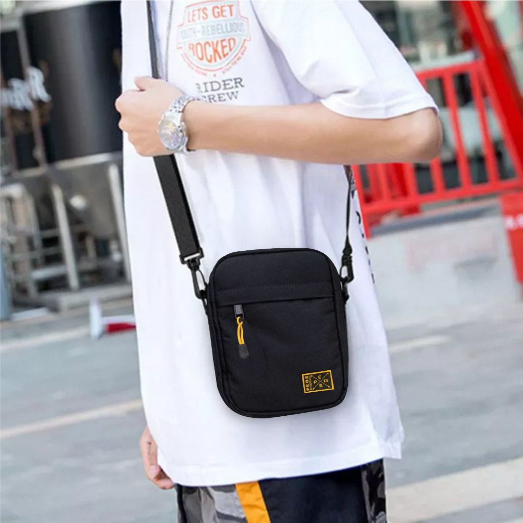 Jual Tas Selempang Keren PEGE Untuk Pria Slempang Bahu Polos Model ...