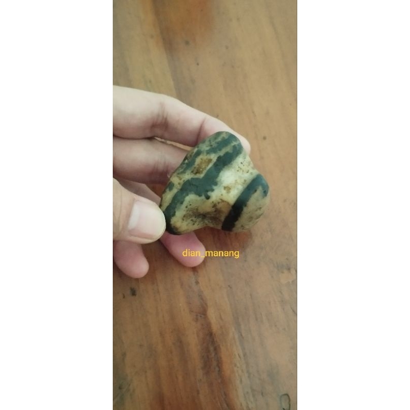 Jual Koleksi Langka Batu Kendit Urat Timbul Hitam Original Temuan Alam ...