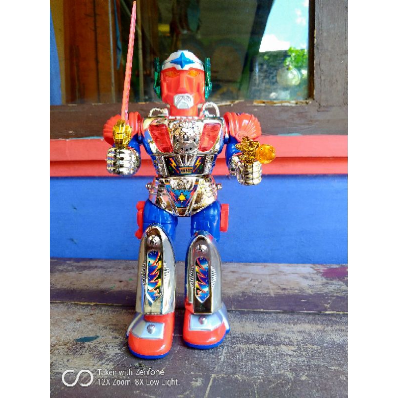 Jual Mainan Robot Jadul Super Mega Heavy Metal Fighter (Second ...