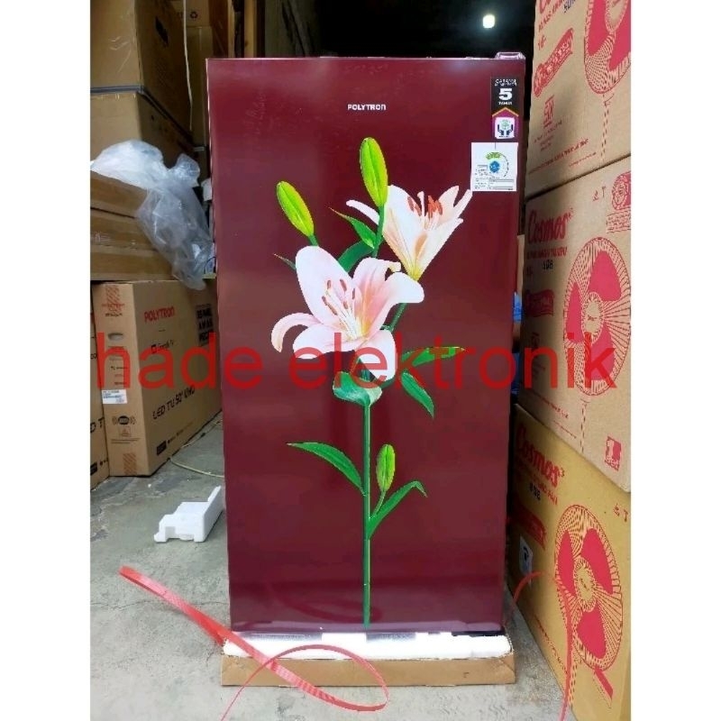 Jual POLYTRON Kulkas 1 Pintu Metallic 170 Liter PRB 177PR/LB | Shopee ...
