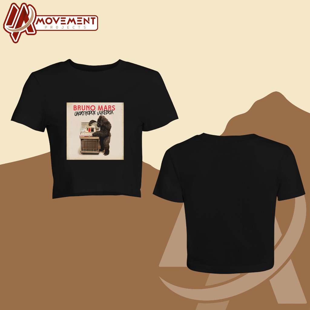 Jual [PREMIIUM] CROP TOP - BRUNO MARS CONCERT TOUR 2024 HITAM VER.2 ...