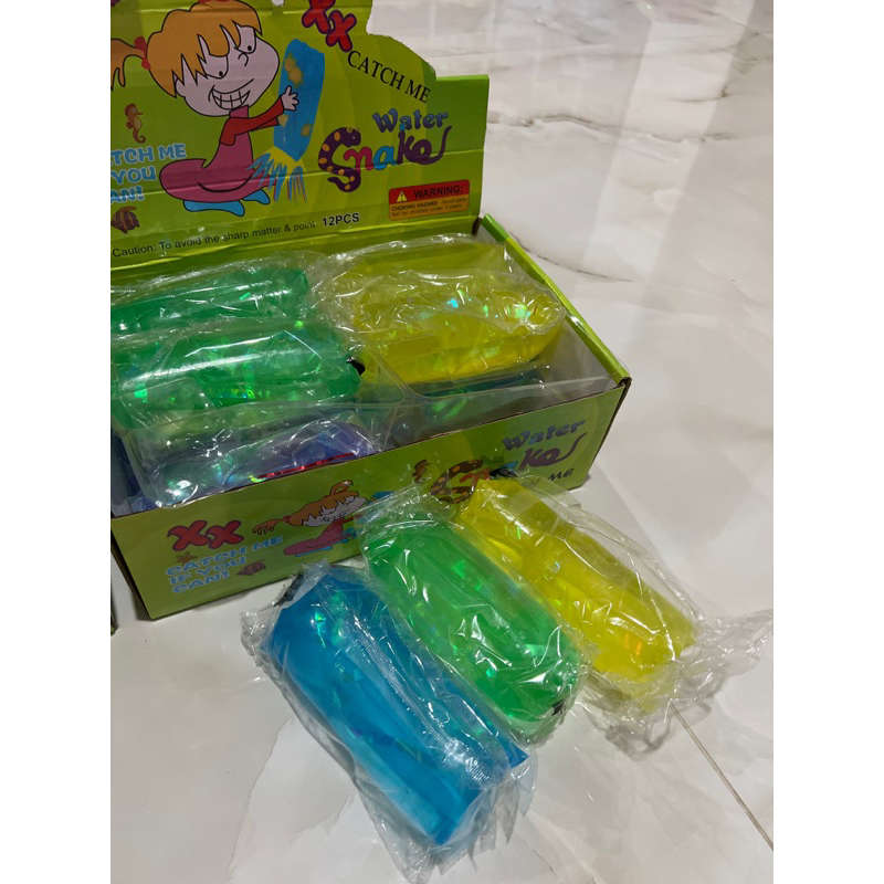 Jual ( KKM ) CATCH THE MONSTER WATER SNAKE JELLY MONSTER AIR SULIT DI ...