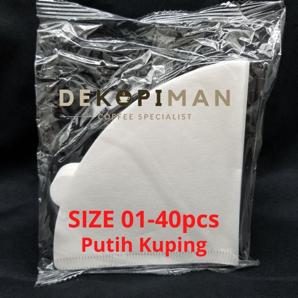 Jual Dijual kakak FILTER COFFEE V6 14 pcs WHITE PUTIH BLEACH KERTAS ...