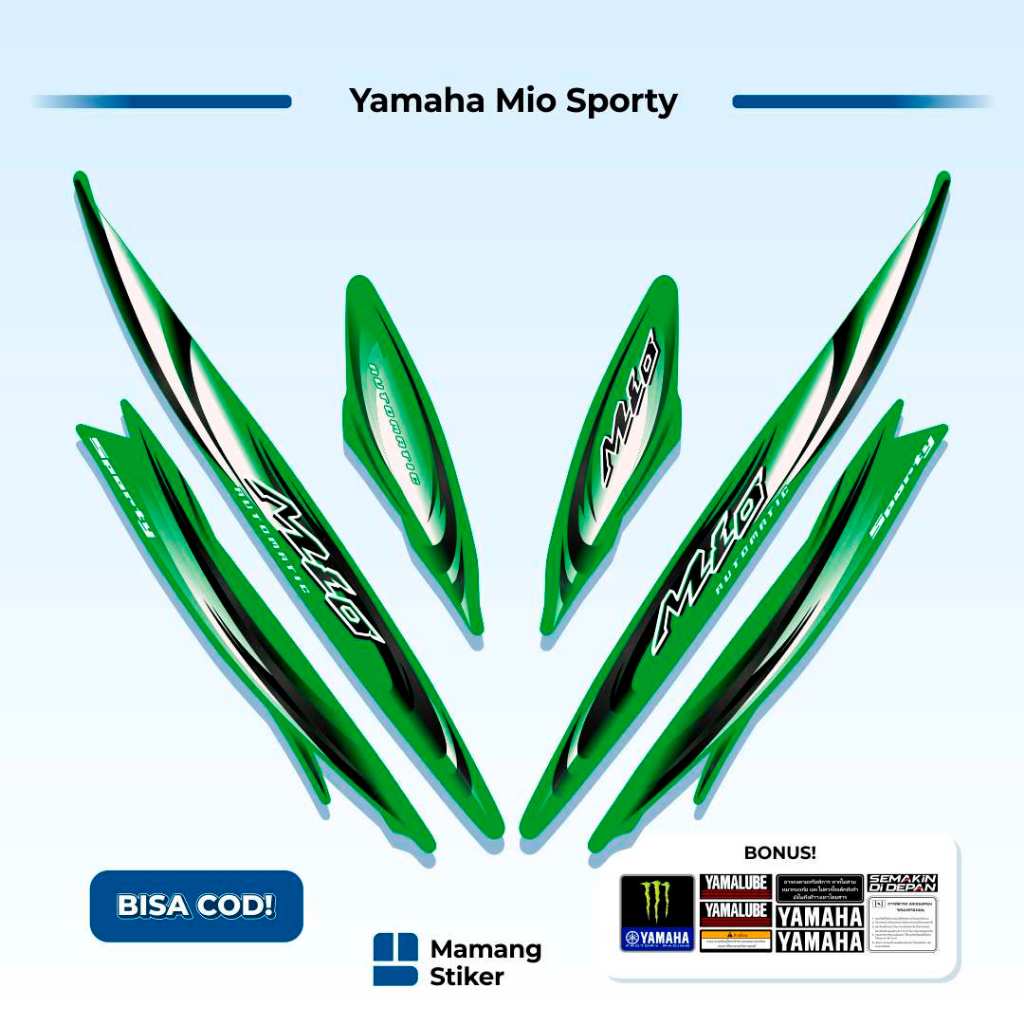 Jual Striping Mio Sporty Variasi (107) Thailand Api Vietnam Original ...