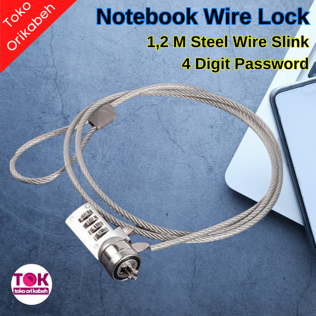 Jual Gembok Kabel Kawat Seling Sling Baja Tali Pengaman Pengikat ...