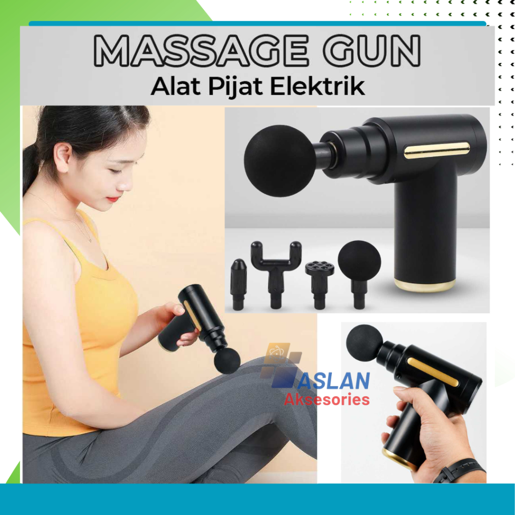 Jual Alat Pijat Elektrik Pundak Punggung Tangan Massage Gun - BX720 ...