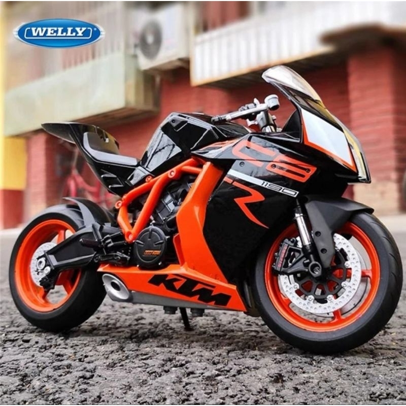 Jual Diecast Motor Balap GP KTM 1190 RC8 R Miniatur Motor Honda CBR ...