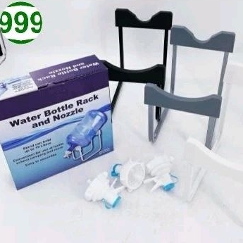 Jual Rak galon Water Dispenser Bottle Rack and Nozzel / Rak Galon ...