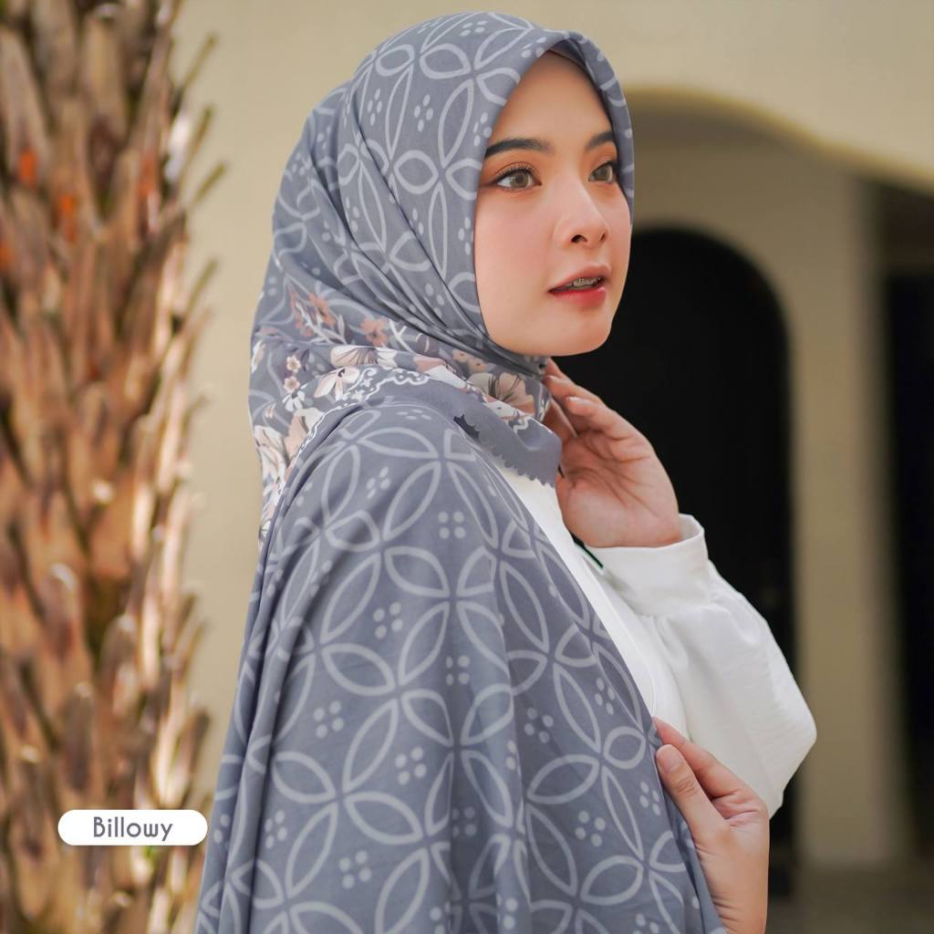 Jual Arelia Premium Voal Motif / Kerudung Segi Empat / Voal Premium ...