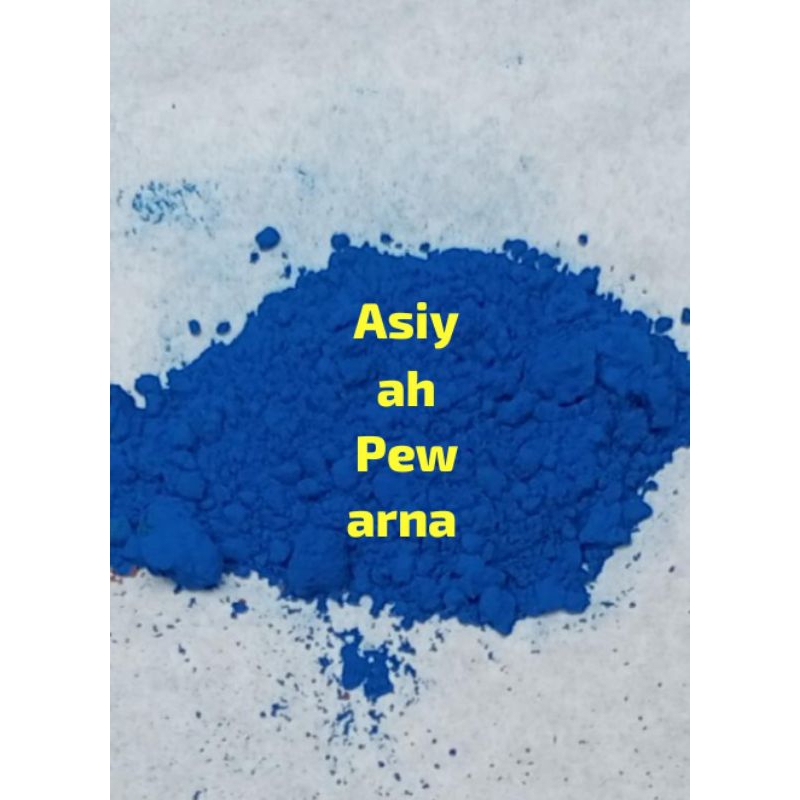 Jual Iron Oxide, Oker, Verf, Pigment, Bubuk Pewarna Blue .(bisa COD ...