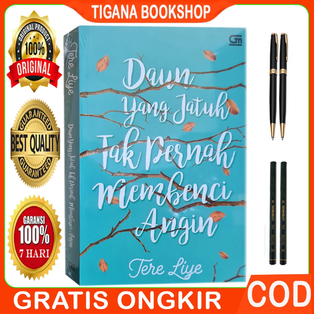 Jual Novel Daun Yang Jatuh Tak Pernah Membenci Angin - Original ...