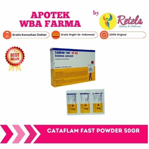 Jual CATAFLAM FAST POWDER 50GR | Shopee Indonesia