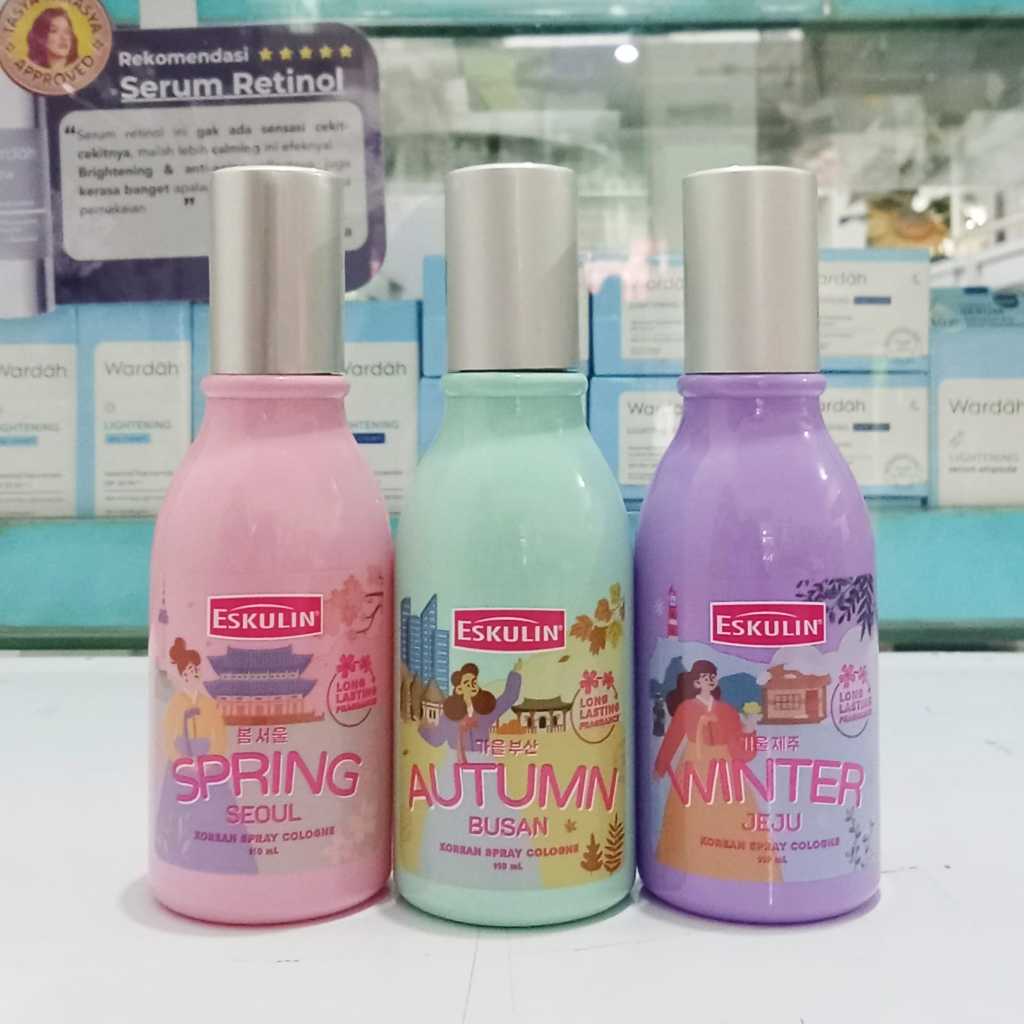 Jual ESKULIN Korean Spray Cologne 110ml | Shopee Indonesia
