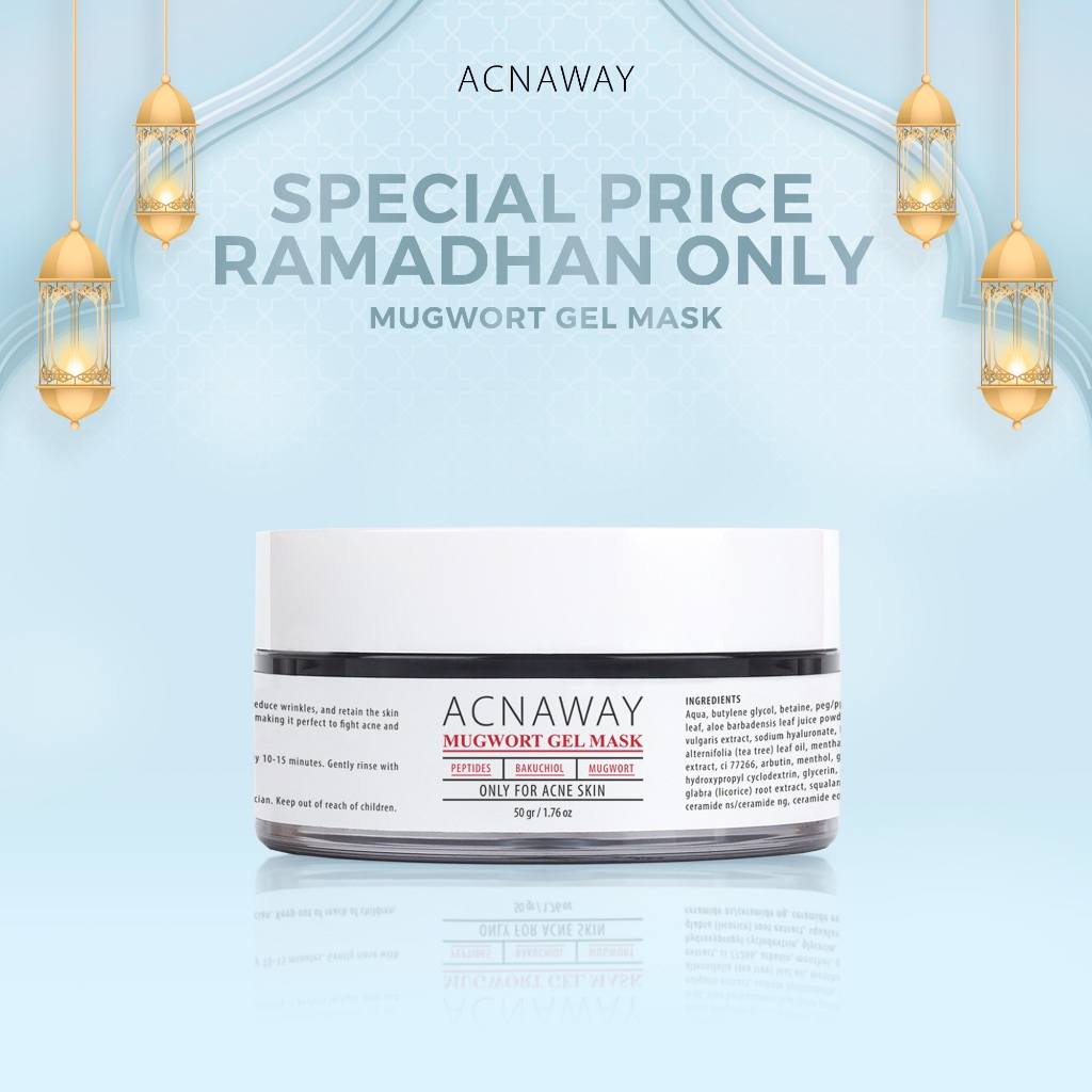 Jual ACNAWAY Mugwort Gel Mask Anti Pores Masker Gel Masker Mugwort Wash ...
