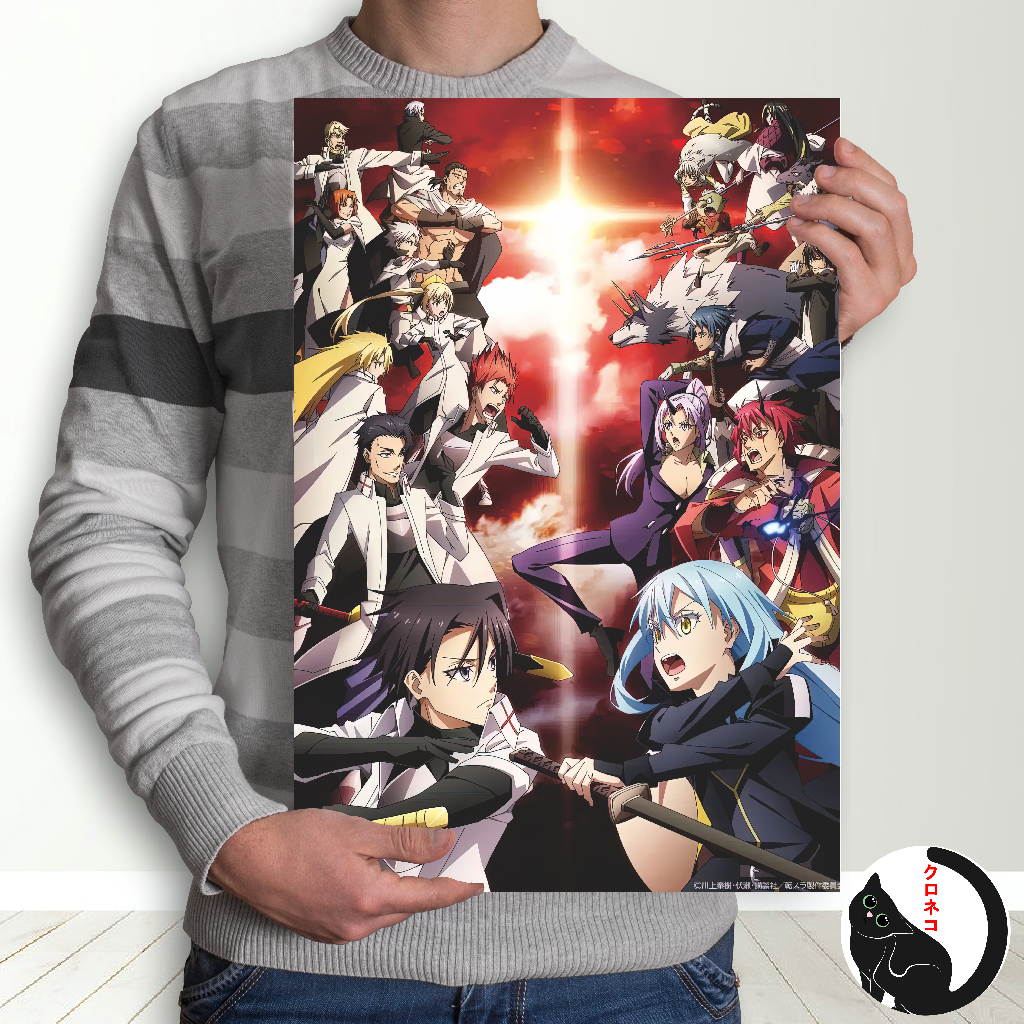 Jual Poster Tensei Shitara Slime Datta Ken Tensura Anime Rimuru Shion ...