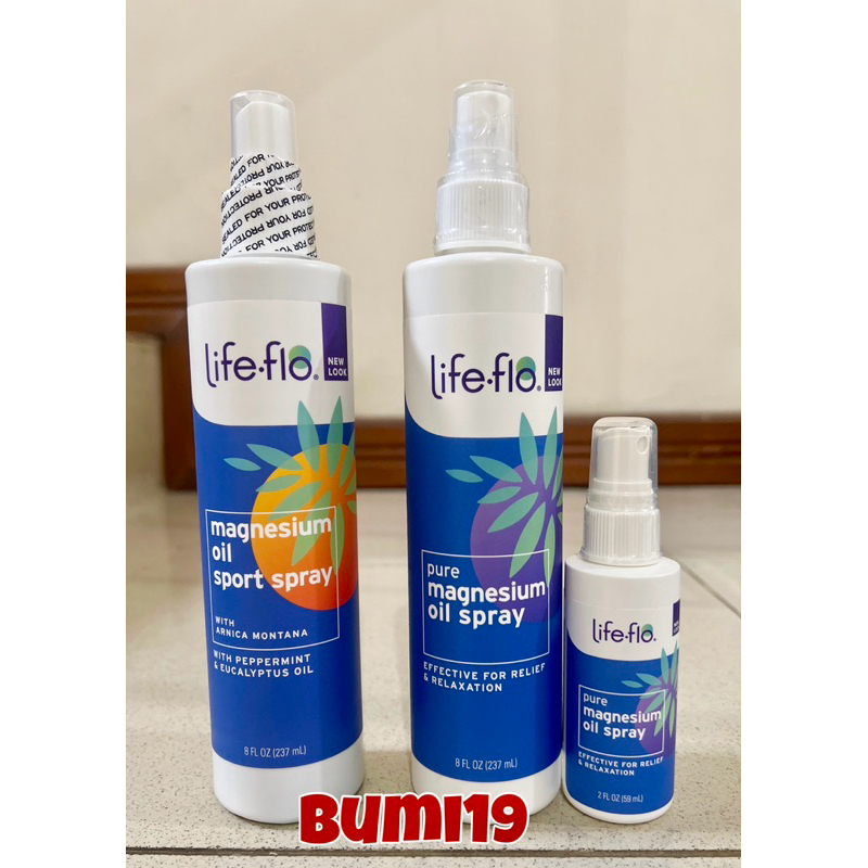 Jual Magnesium Oil Spray Life Flo 237 ml[Relaxation] | Shopee Indonesia