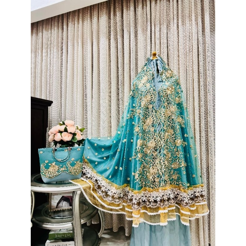 Jual NEW!! MUKENA BROKAT SULTAN GLAMOR MEWAH MAHAR SERIES AESTHETIC ...