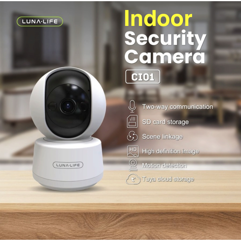Jual Kamera CCTV Smart LUNA LIFE 3MP Indoor Outdoor Wifi IP CI01 C001 ...