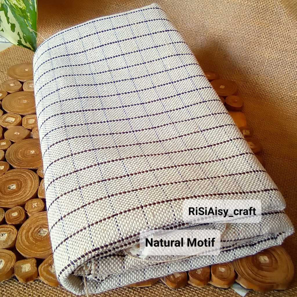 Jual Kain Kanvas Polos Natural Premium Bahan Craft Tas Sepatu I Canvas ...