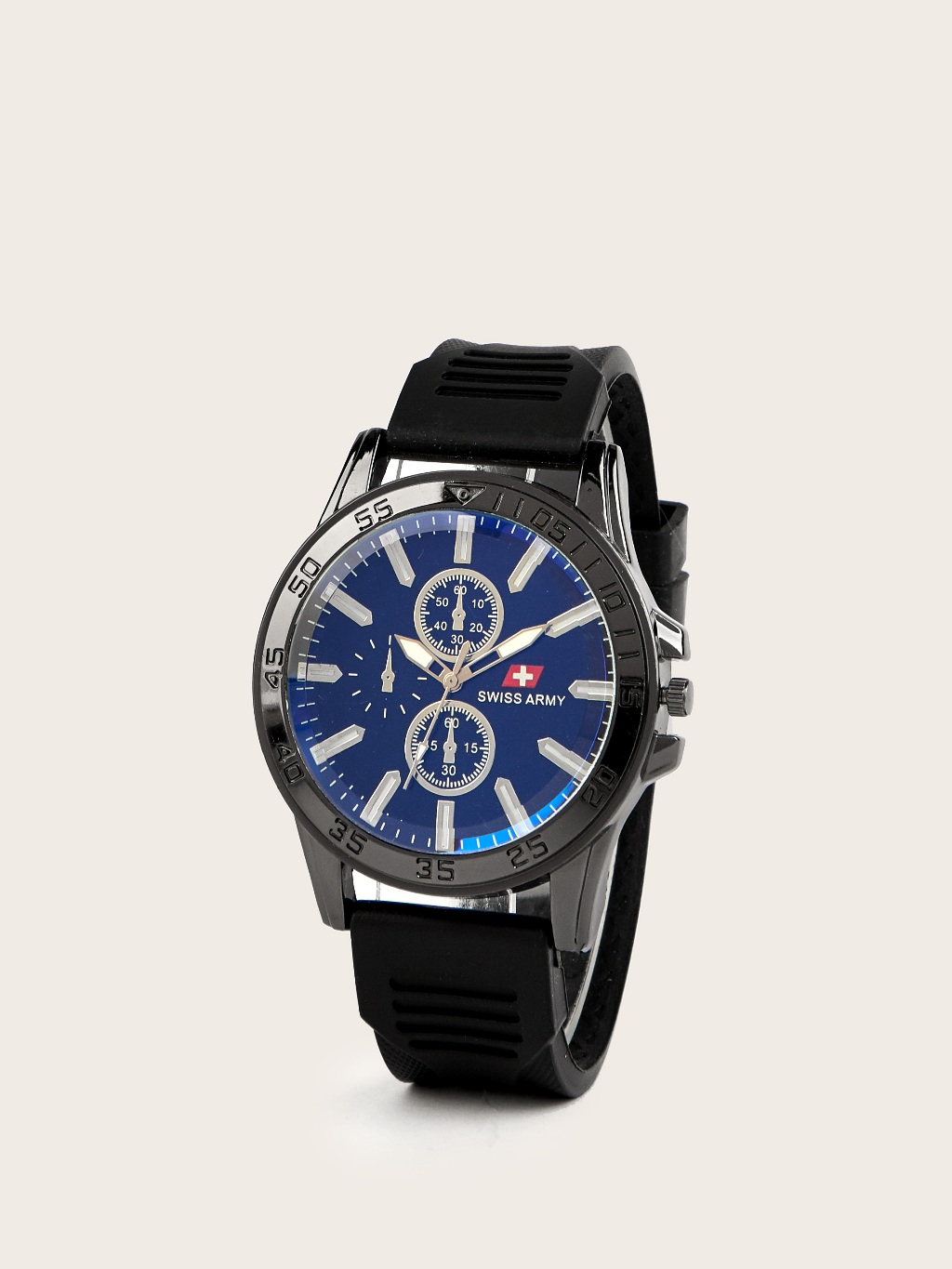 Jual Jam Tangan Analog Quartz Pria Tali Rubber Fashion Minimalis Modern ...