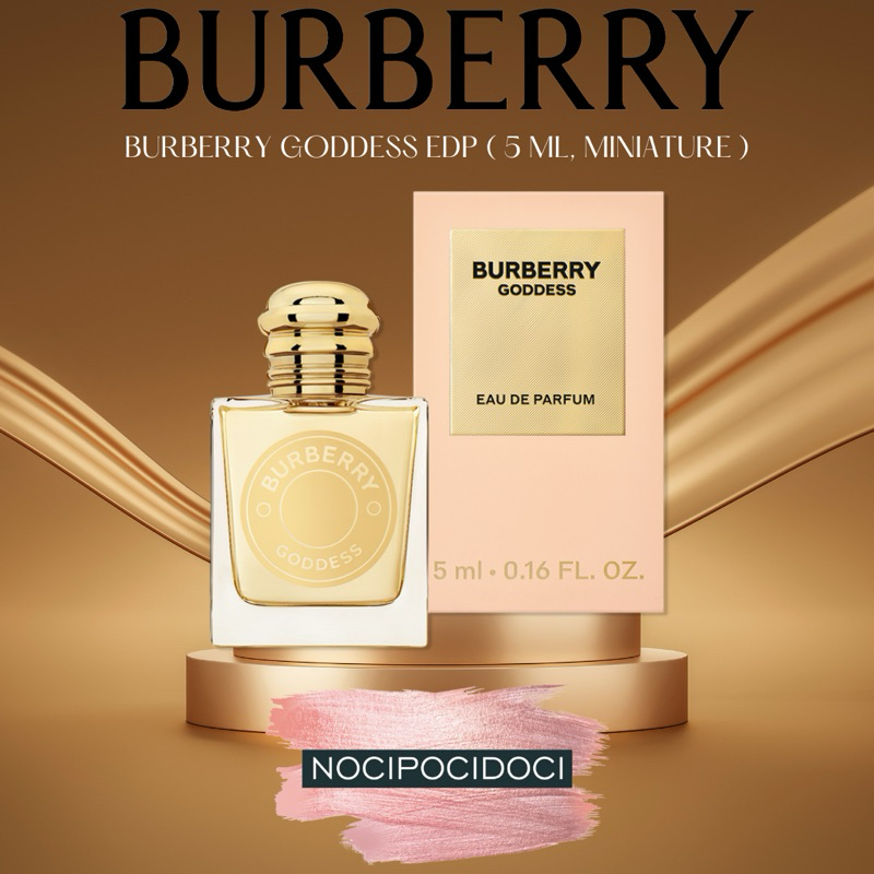 Jual Burberry Goddess EDP & EDP Intense ( 5 mL, Miniature ) | Shopee ...
