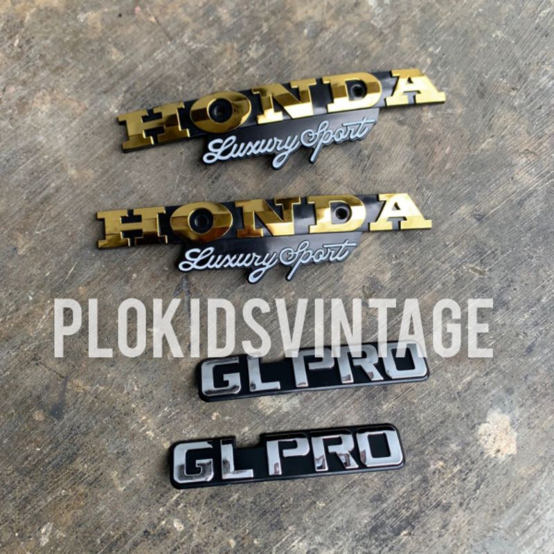 Jual LOGO TANGKI EMBLEM TANGKI GL PRO SET EMBLEM COVER AKI GL PRO ...