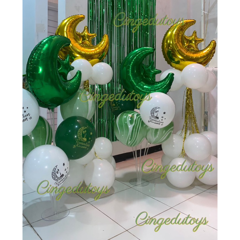 Jual Paket dekor balon standing idul fitri lebaran ramadan | Shopee ...