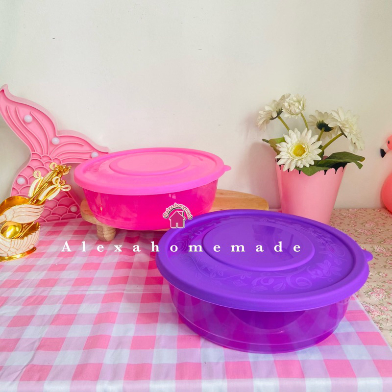 Jual FOOD CONTAINER BULAT PLASTIK JUMBO - wadah makanan/wadah foodprep ...