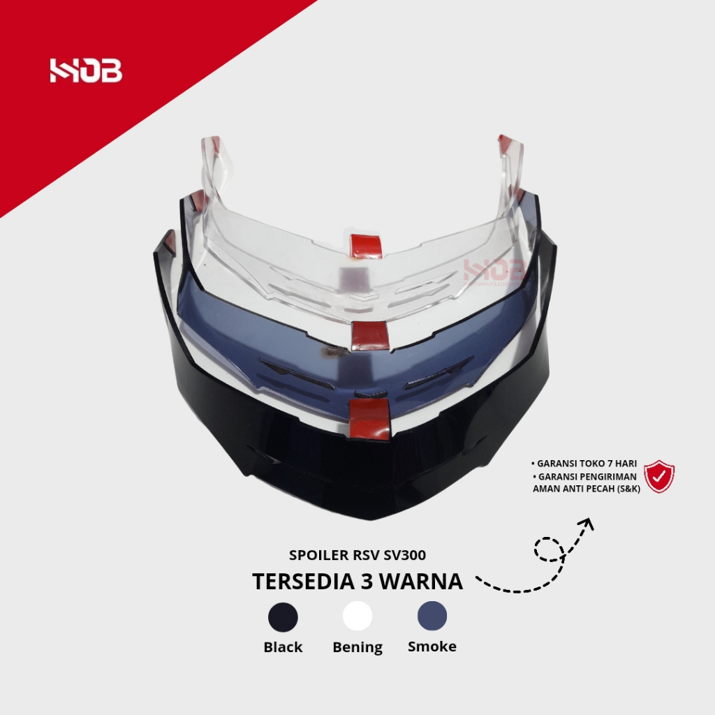 Jual Spoiler RSV SV300 - SPOILER HELM RSV SV300 Aksesosris Variasi Helm ...
