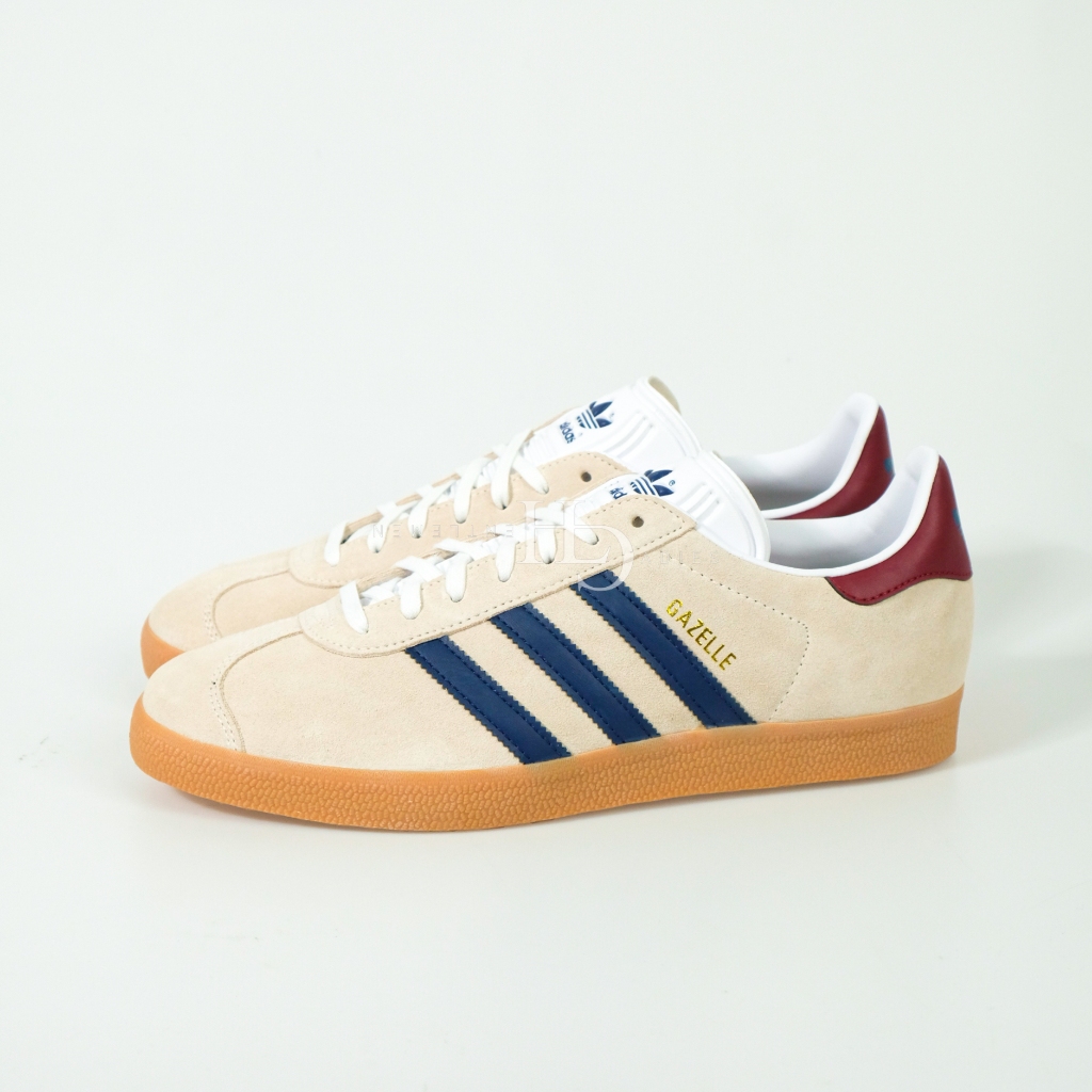 Jual Adidas Gazelle Indoor Off White Dark Blue Gum IE0546 | Shopee ...