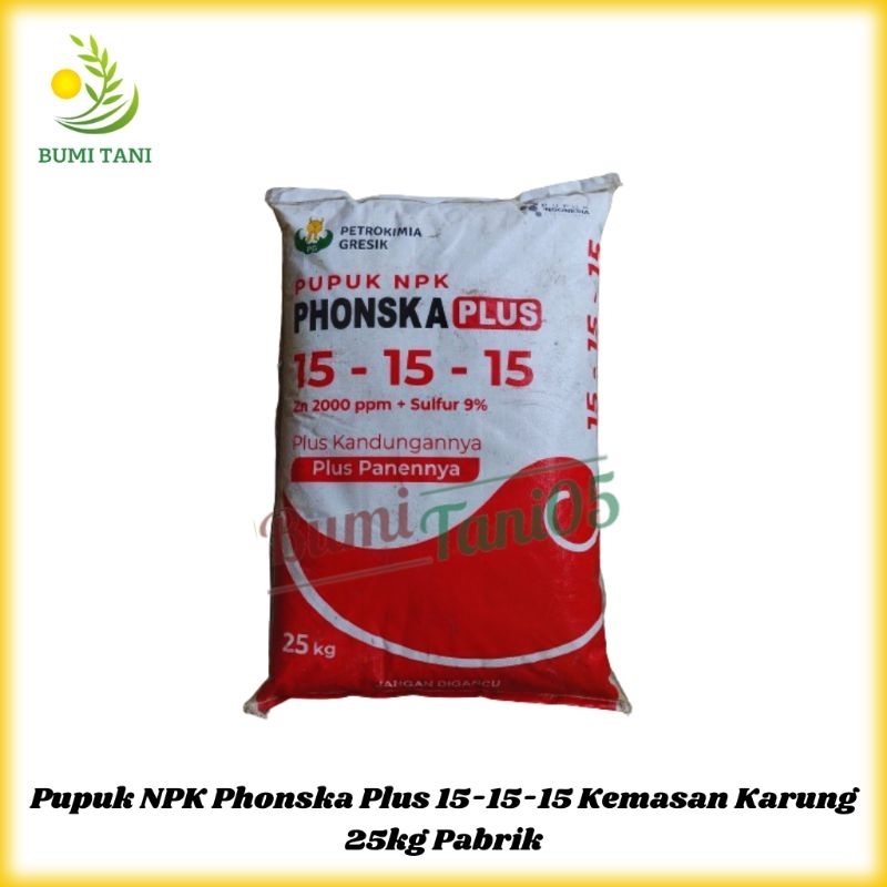 Jual Pupuk NPK Phonska Plus 15-15-15 Karung 25Kg | Shopee Indonesia