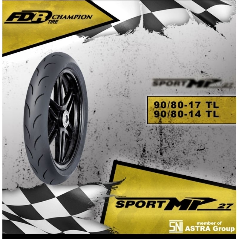 Jual Ban FDR Tubeless Soft Compond Racing Sport Ring 14&17 / MP 27 ...