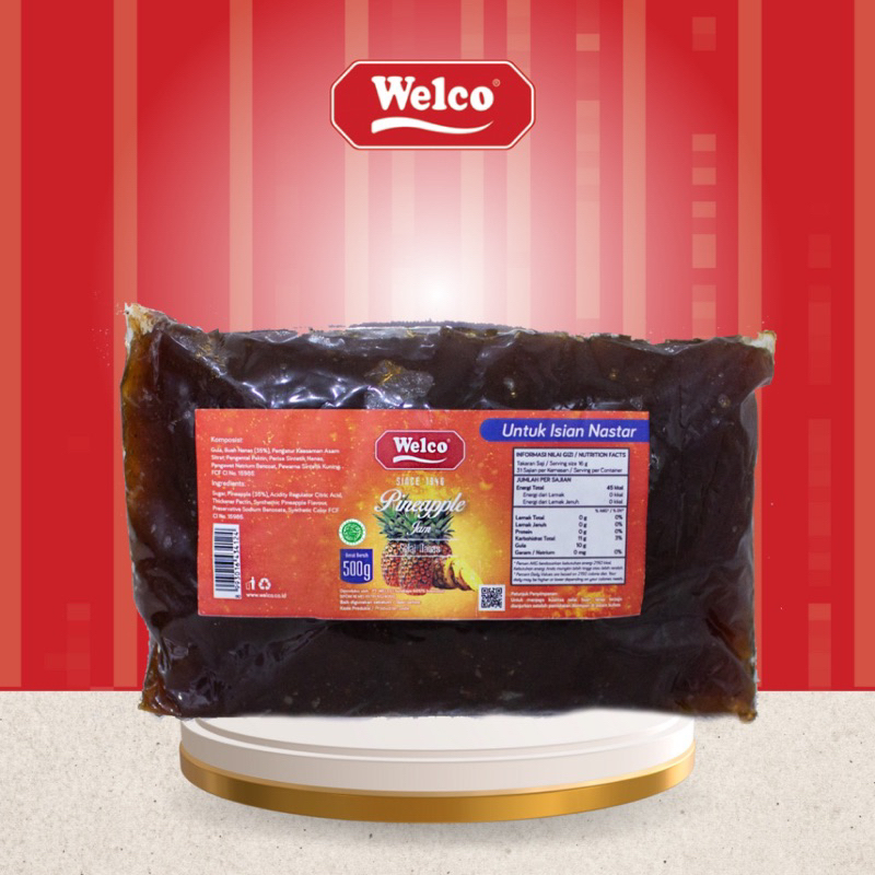 Jual WELCO SELAI NASTAR / SELAI ISIAN NANAS 500gr | Shopee Indonesia