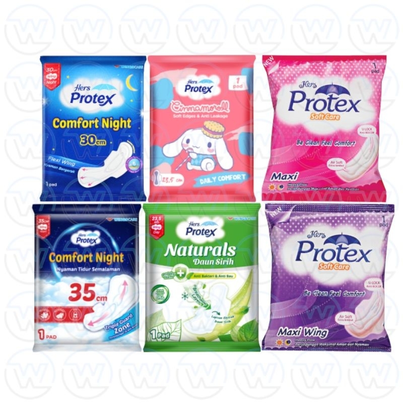 Jual Hers Protex Extra Soft 1 Pad × 10 Sachet | Shopee Indonesia